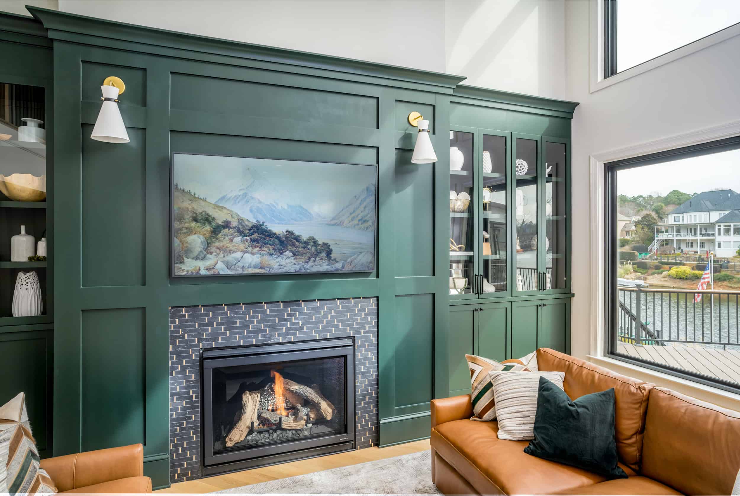Custom Built Bookcases, Fireplaces | Greater Atlanta | Creative Cabinets