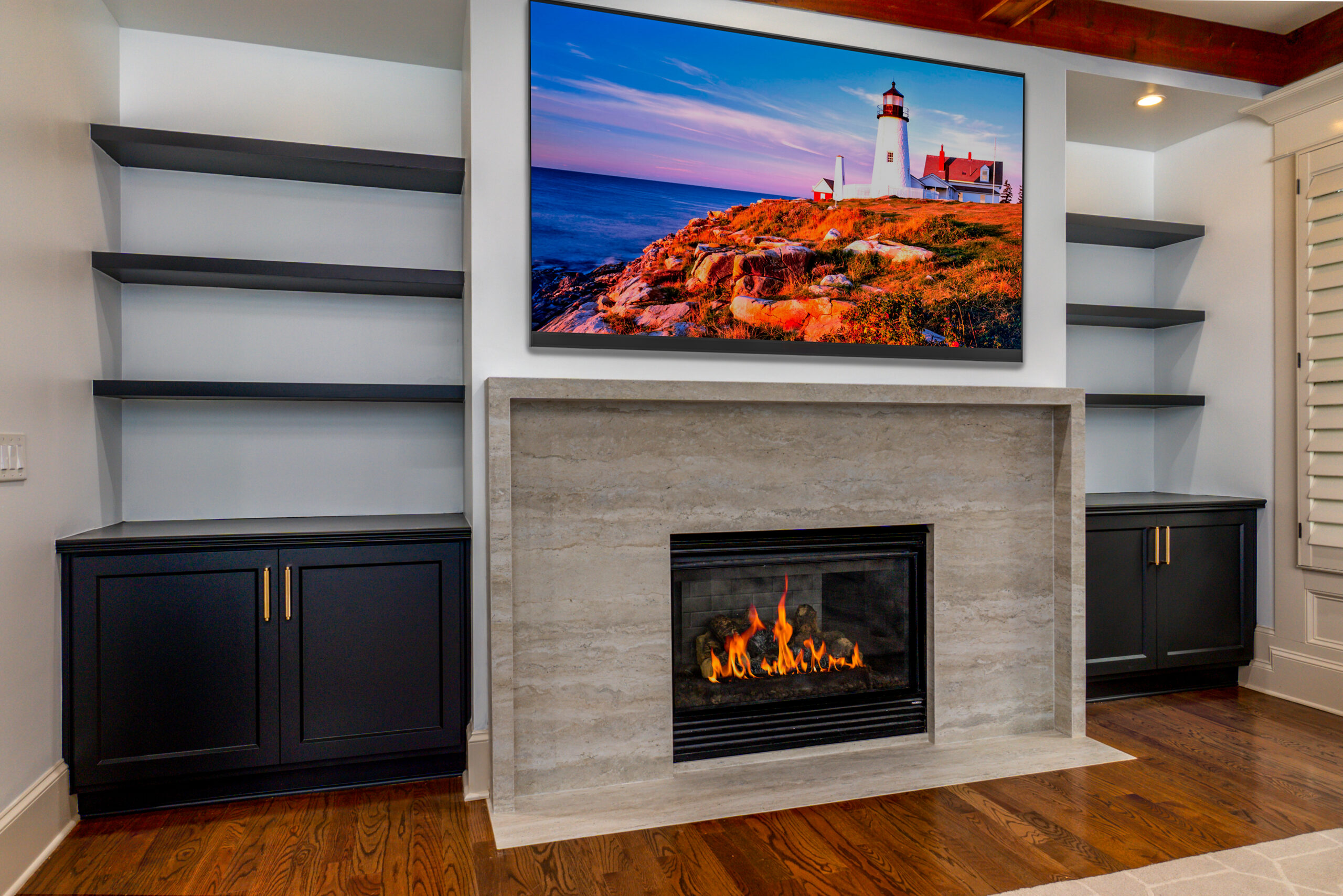 Custom Built Bookcases, Fireplaces | Greater Atlanta | Creative Cabinets